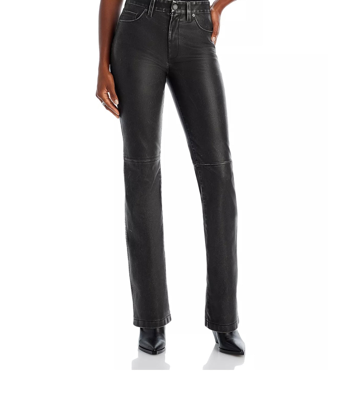 Lone Rider High Rise Faux Leather Pants J10 Design